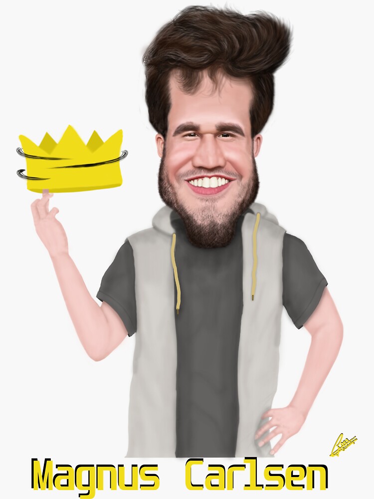 "Magnus Carlsen" Sticker for Sale by CarlosDignou | Redbubble