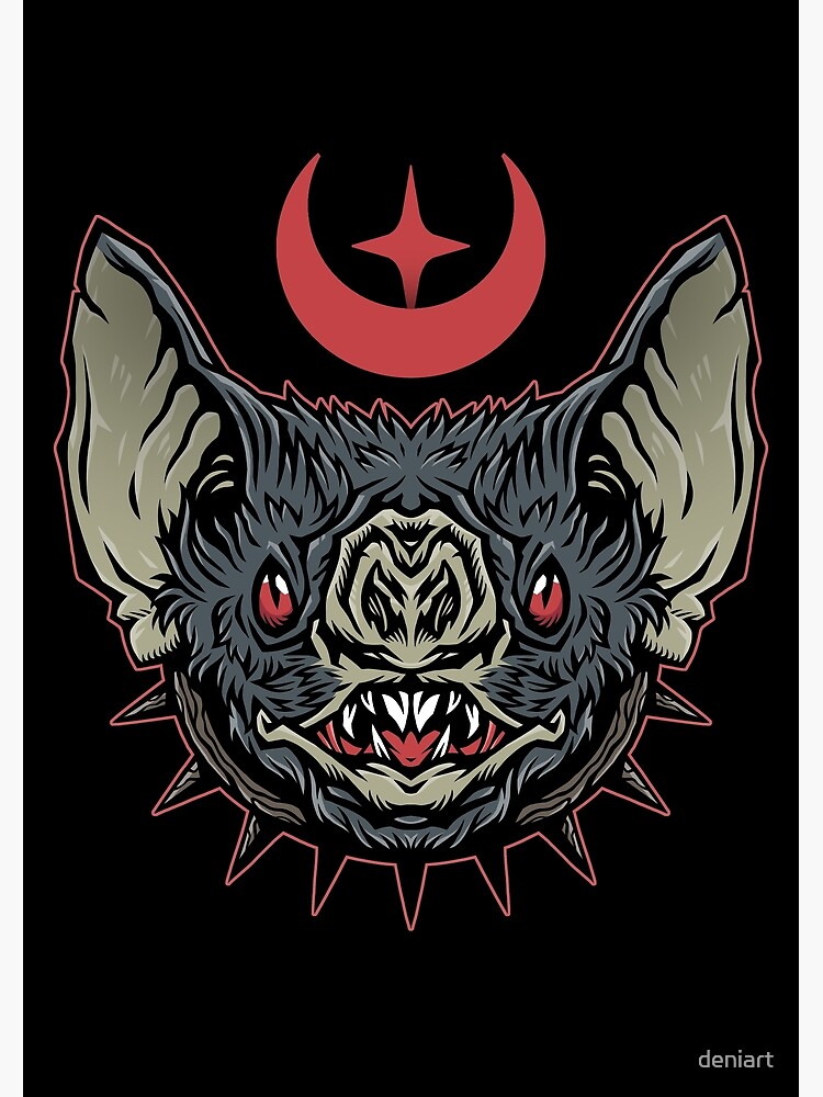 "Vampire bat" Poster by deniart | Redbubble