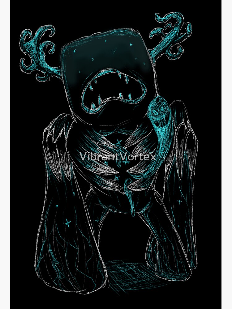 "Warden Illustration Minecraft" Sticker for Sale by VibrantVortex ...