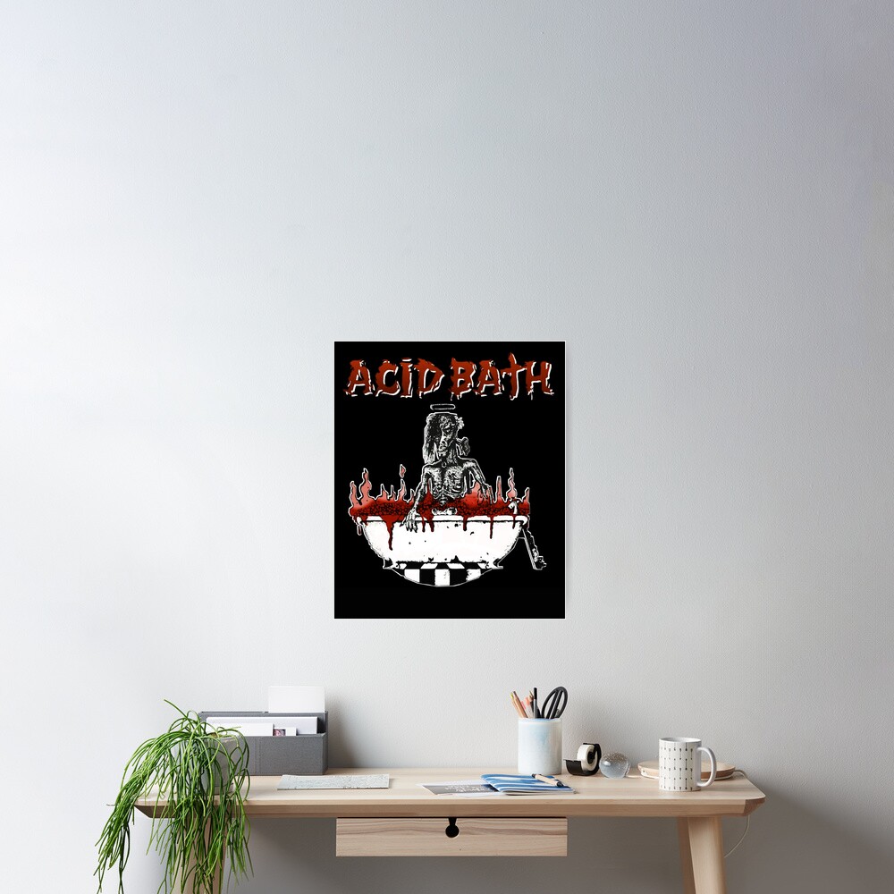 "Acid Bath Demos cover art" Poster for Sale by StonPierc7 | Redbubble