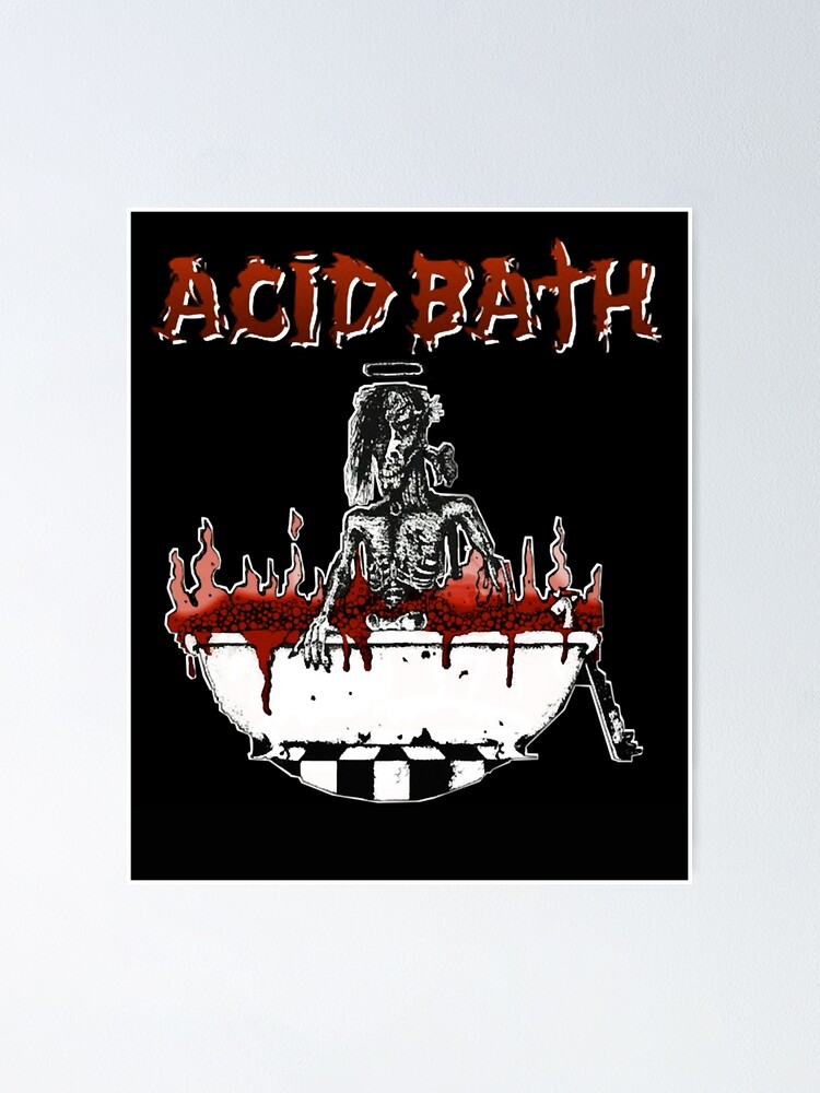 "Acid Bath Demos cover art" Poster for Sale by StonPierc7 | Redbubble