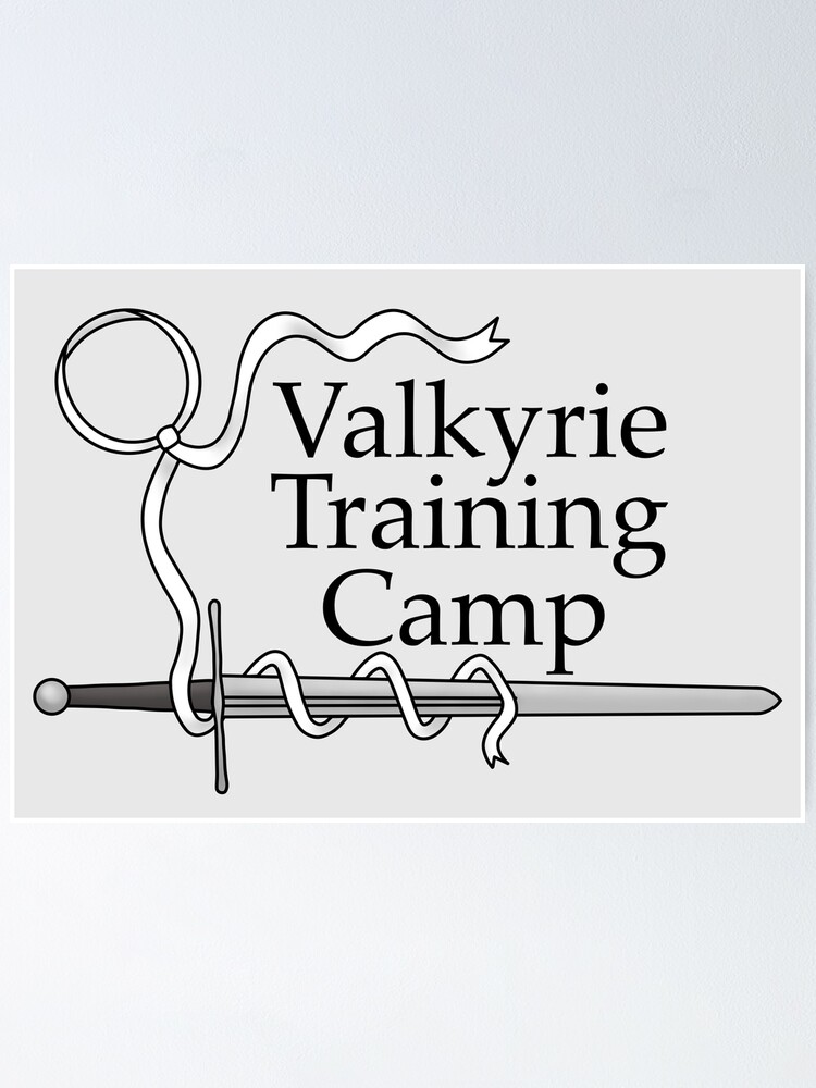"Valkyrie Training Camp" Poster for Sale by jsprechman | Redbubble