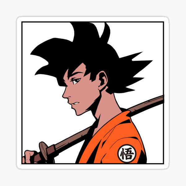"NFT Azuki style - Dragon ball version " Sticker for Sale by atitif7 ...