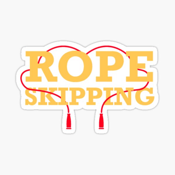 "Rope skipping playing for people" Sticker for Sale by robinzenginal ...