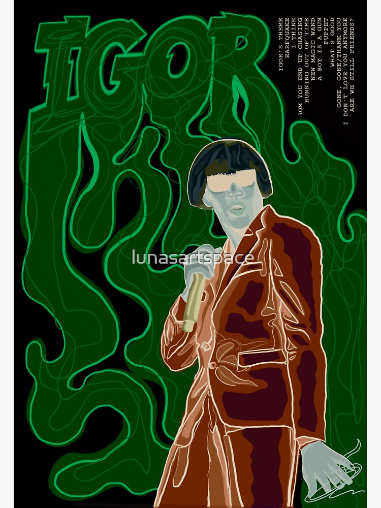 "IGOR Design, Inverted" Sticker by lunasartspace | Redbubble