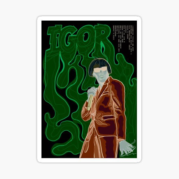 "IGOR Design, Inverted" Sticker by lunasartspace | Redbubble