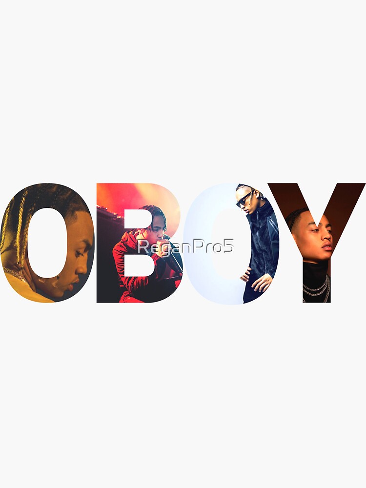 "oboy t shirt | sticker" Sticker for Sale by ReganPro5 | Redbubble