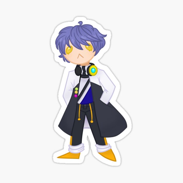 "Leviathan from Obey Me chibi" Sticker for Sale by LittleBearrr | Redbubble