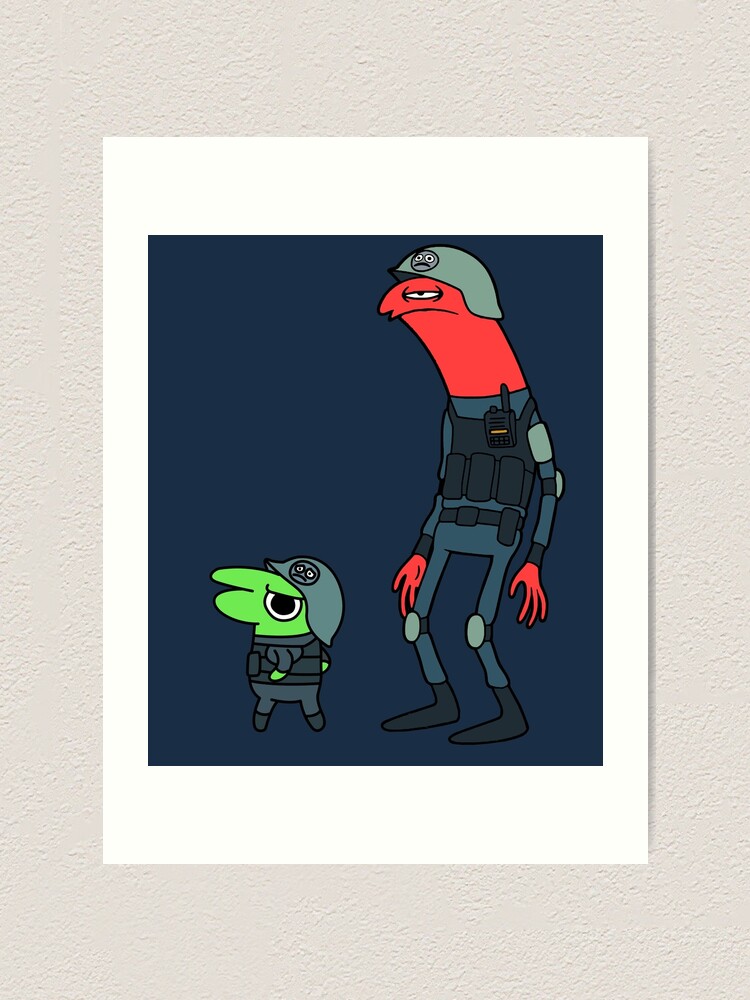 "SMILING FRIENDS - Alan and Gleb SWAT, bliblie, Pim, Grim, Glep (author ...