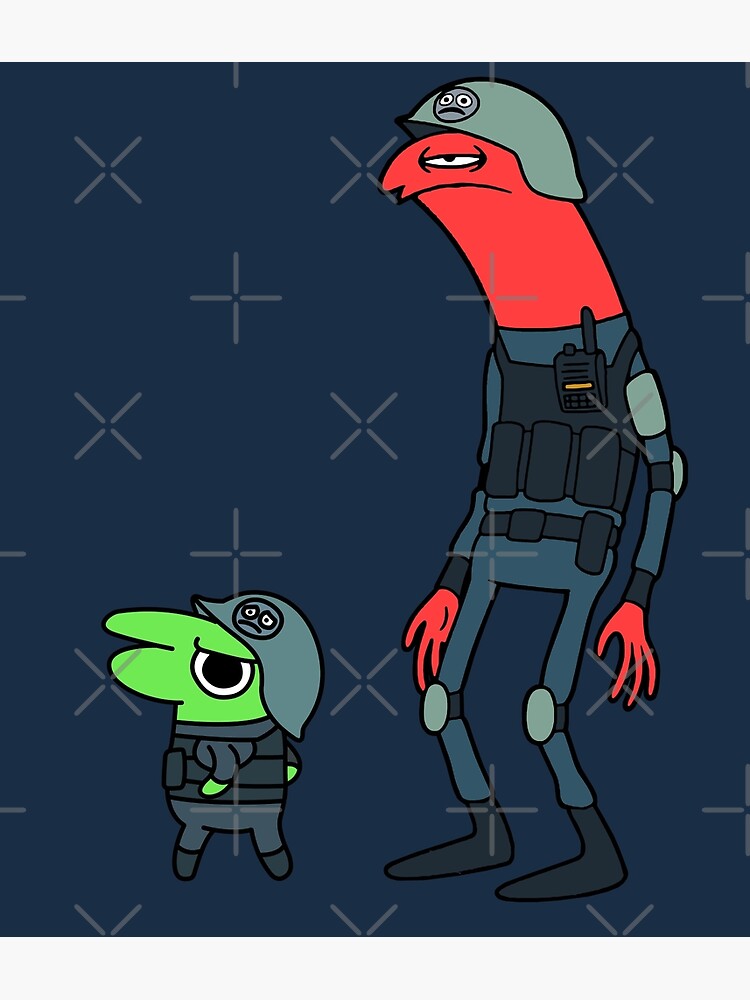 "SMILING FRIENDS - Alan and Gleb SWAT, bliblie, Pim, Grim, Glep (author ...