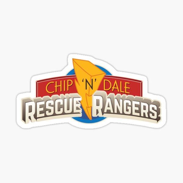 "Power Rescue Rangers" Sticker for Sale by Nazonian | Redbubble