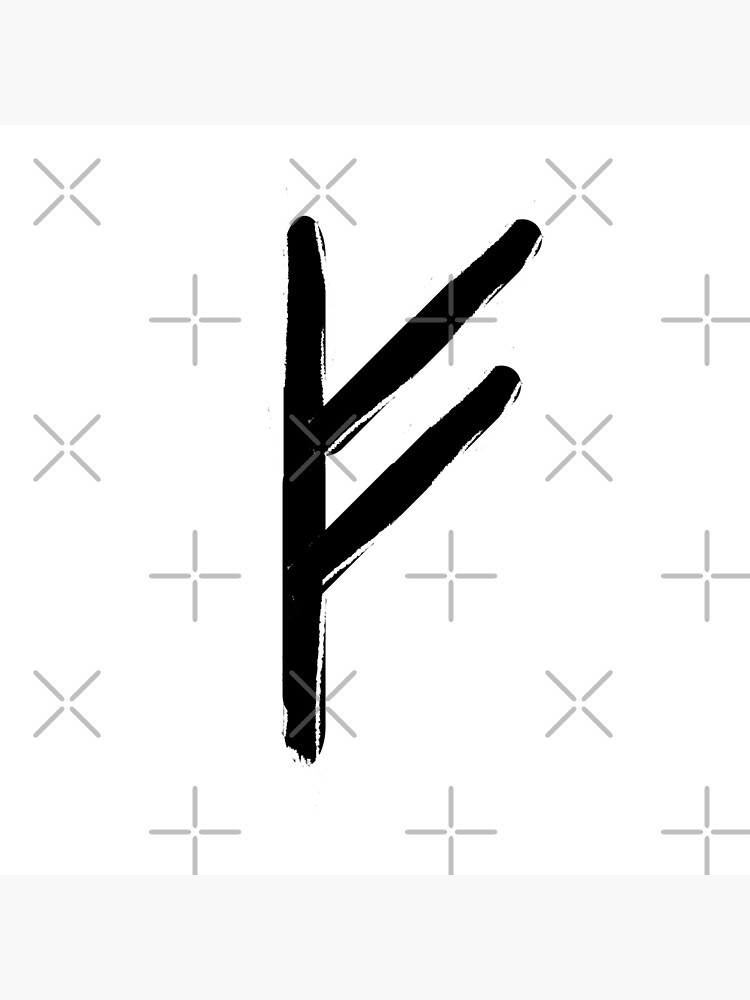 "Fa Rune" Art Print for Sale by BranJOo | Redbubble