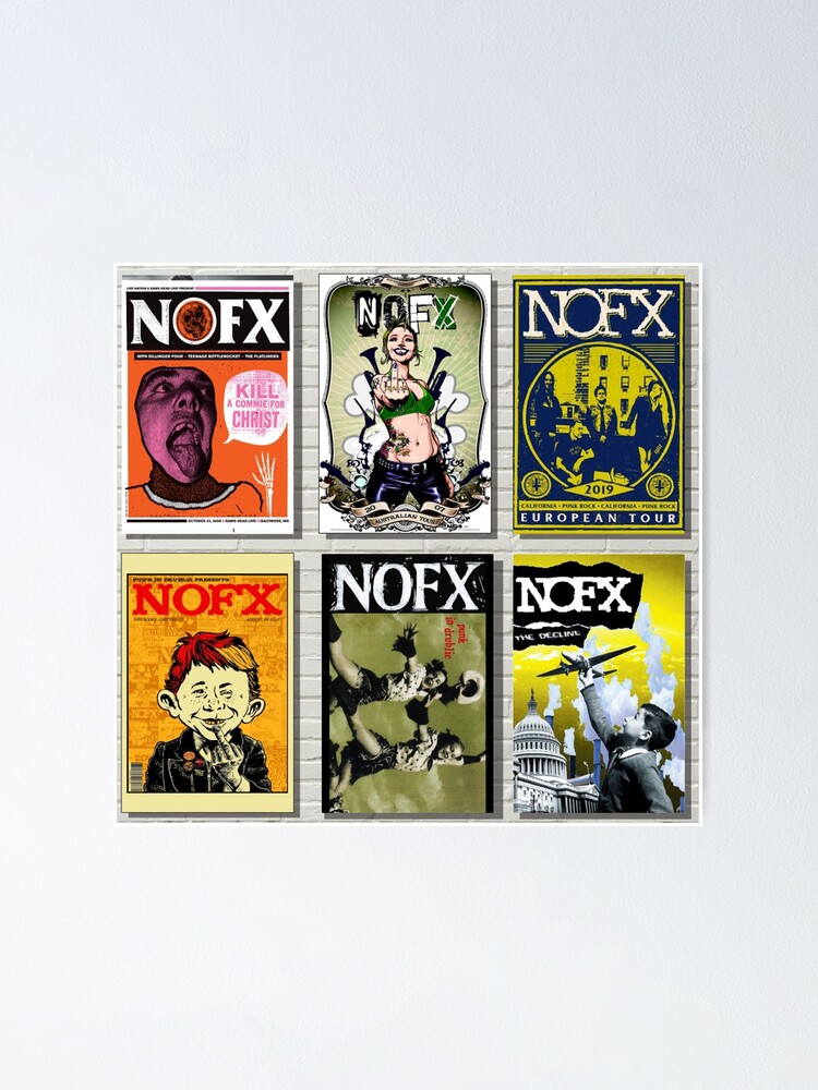 "nofx collage" Poster for Sale by rogerzavalas | Redbubble