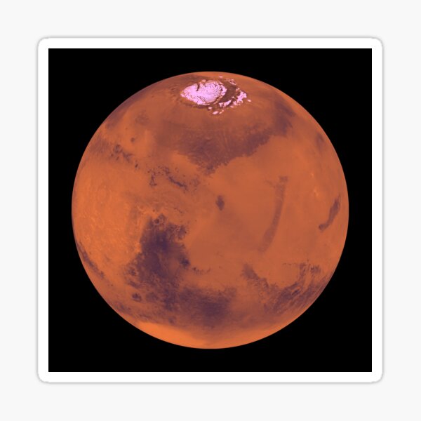 "Planet Mars" Sticker for Sale by StocktrekImages | Redbubble