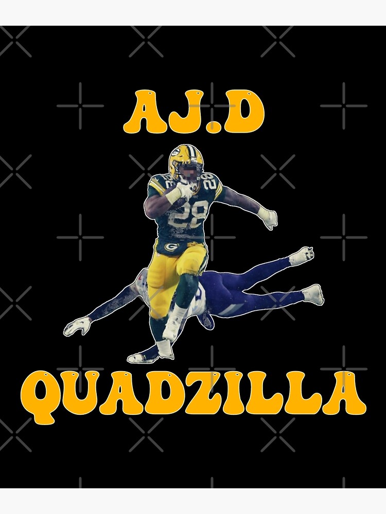 "AJ.D QUADZILLA,dillon quadzilla,green bay packer,aj dillon quadzilla ...