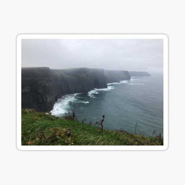 "The Cliffs of Moher, Ireland" Sticker for Sale by MJAlias | Redbubble