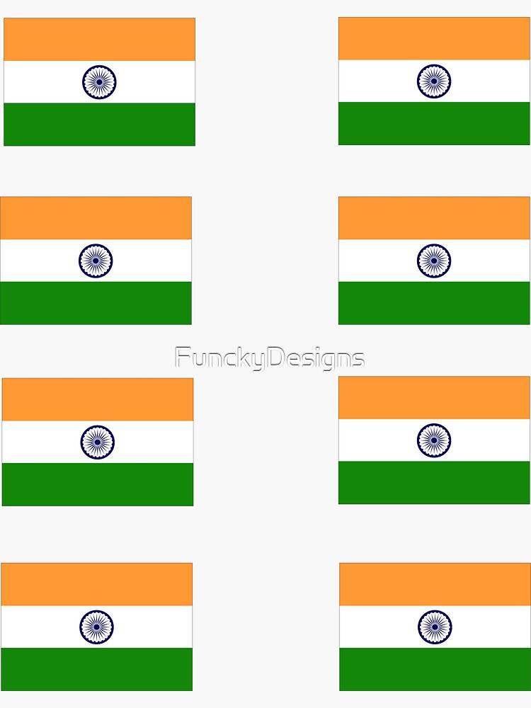 "India Flag Sticker Pack" Sticker for Sale by FunckyDesigns | Redbubble