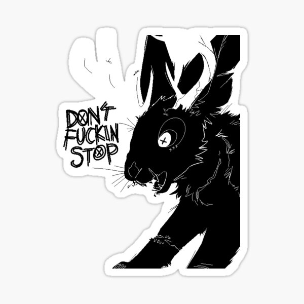 "DON'T STOP ALT" Sticker for Sale by albinoroo | Redbubble
