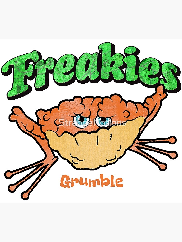 "Freakies Cereal Grumble Charakter und Logotyp" Fotodruck von ...