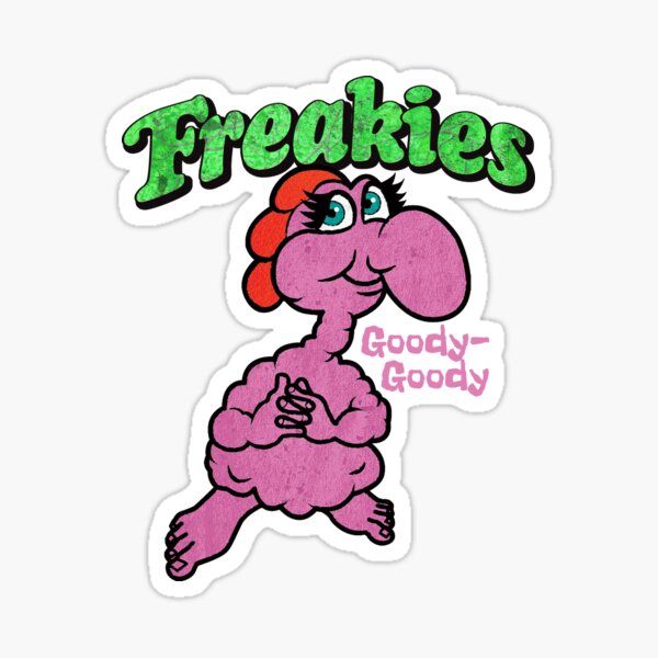 "Freakies Cereal Goody-Goody Character and Logotype" Sticker by ...