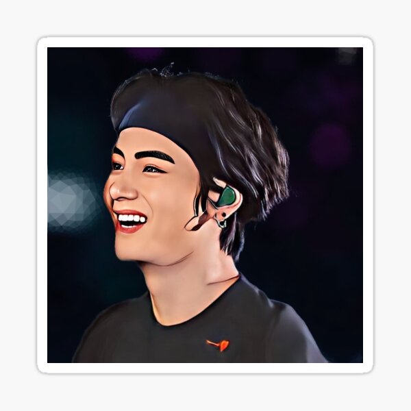 "BTS V" Sticker for Sale by purplesuzie | Redbubble