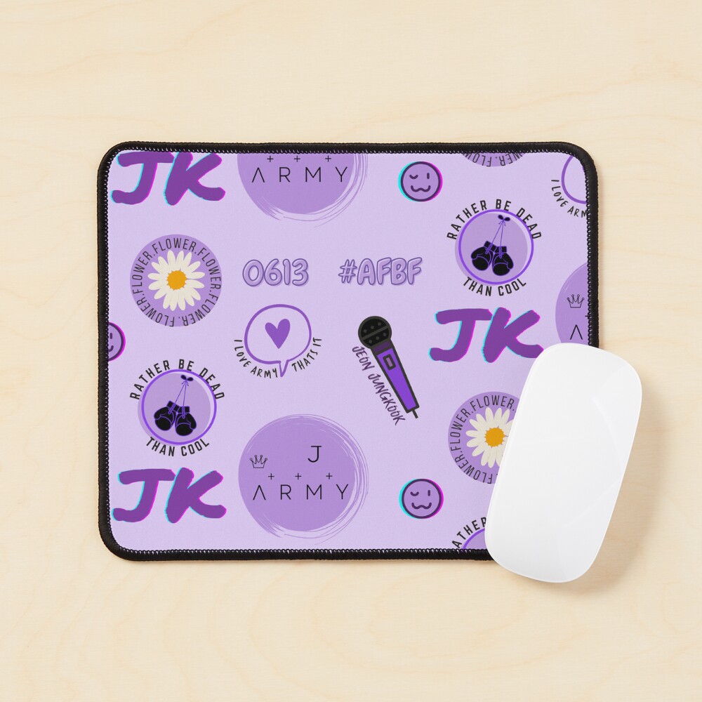 "Jungkook Sticker Pack - JK Pattern" Sticker for Sale by PurpleDoor52 ...