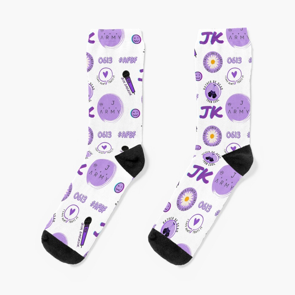 "Jungkook Sticker Pack - JK Pattern" Sticker for Sale by PurpleDoor52 ...