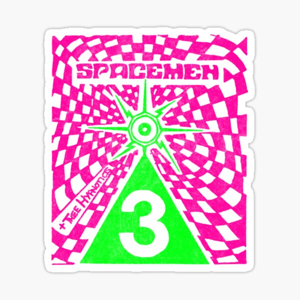 "Spacemen 3" Sticker for Sale by SHIONASERCYE | Redbubble