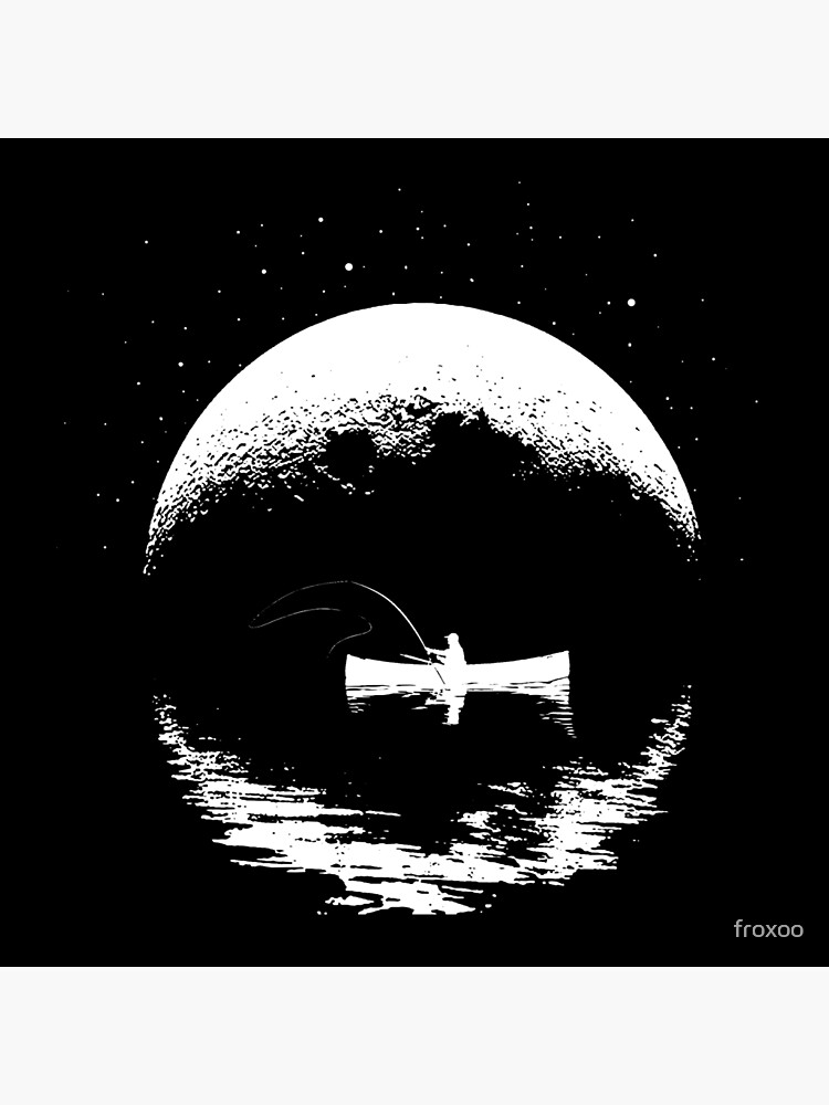 "Moon Fisher" Poster by froxoo | Redbubble