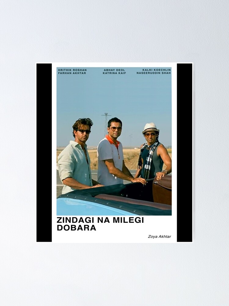 "Zindagi Na Milegi Dobara Sticker" Poster for Sale by CassieAtkins45 ...