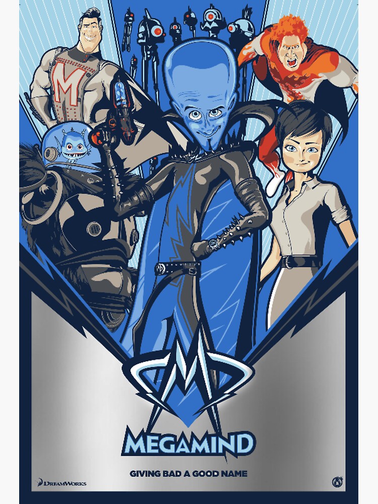 "Megamind - Silver Foil Variant - Default Title" Sticker by ...