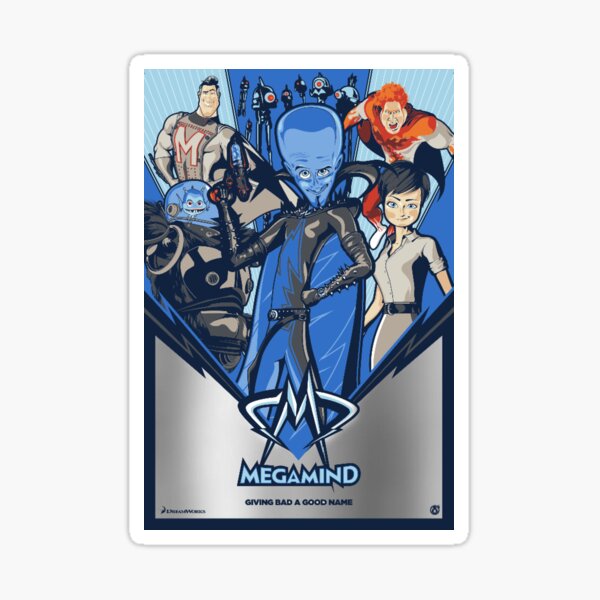 "Megamind - Silver Foil Variant - Default Title" Sticker by ...
