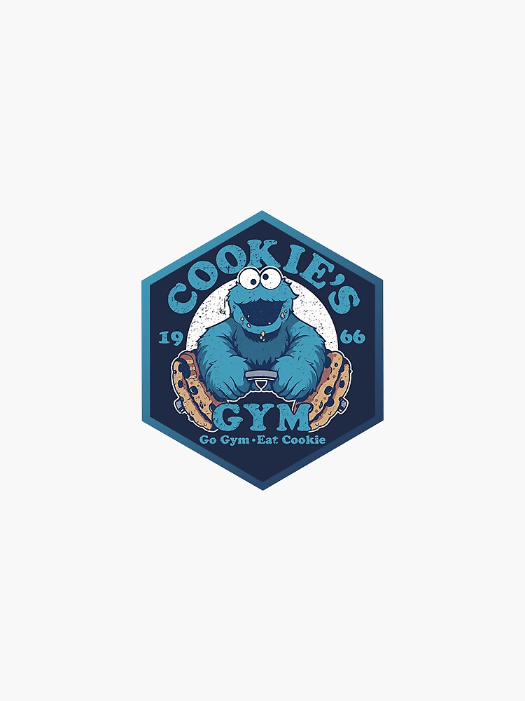 "Cookie Gym Hexagon" Sticker for Sale by JFKsStickers | Redbubble