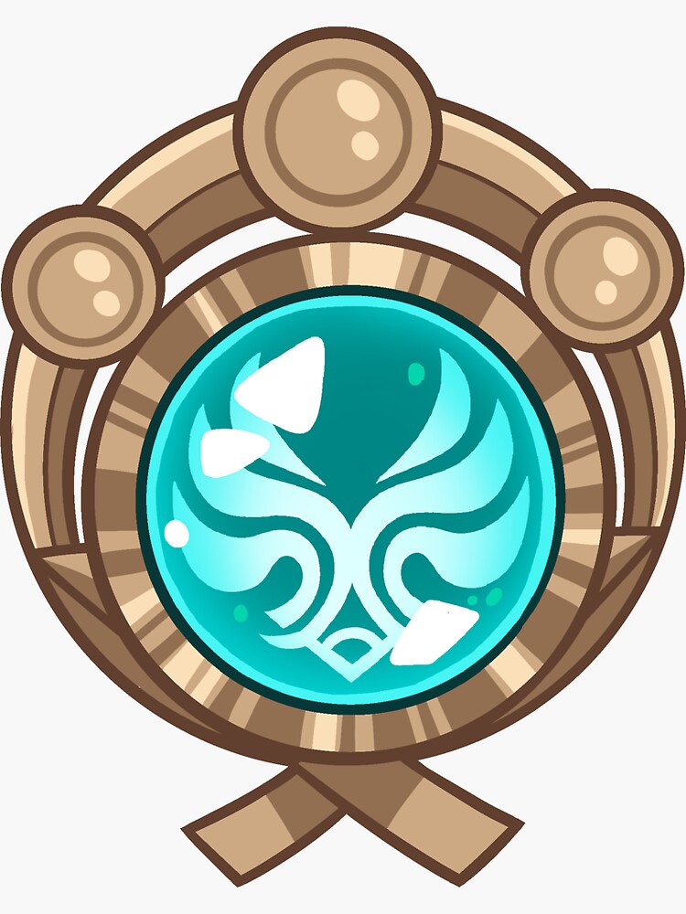 "Anemo Vision - Inazuma" Sticker for Sale by galaxiiacharlie | Redbubble