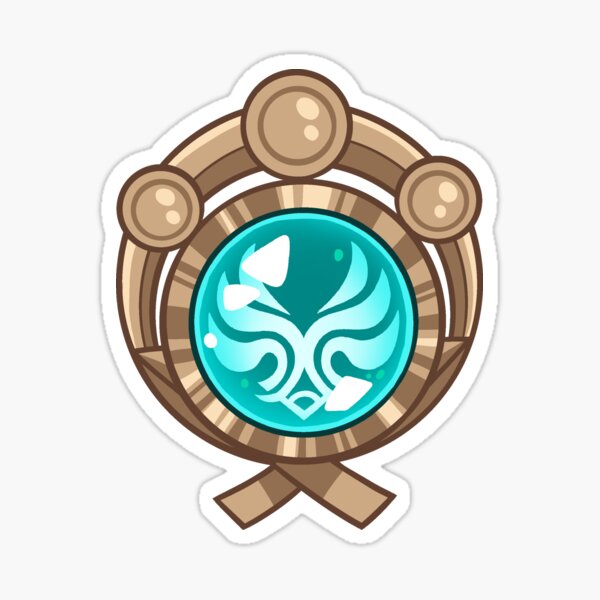 "Anemo Vision - Inazuma" Sticker for Sale by galaxiiacharlie | Redbubble