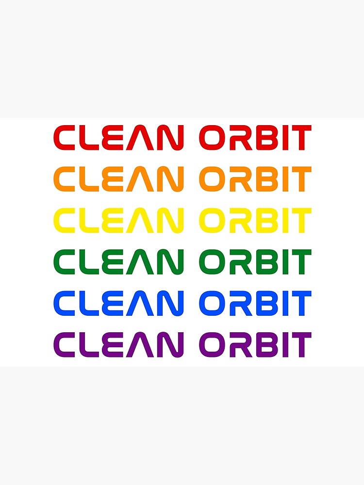 "Rainbow Clean Orbit NASA Worm" Poster for Sale by CleanOrbit | Redbubble