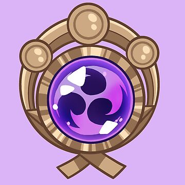 "Electro Vision - Inazuma" Sticker for Sale by galaxiiacharlie | Redbubble