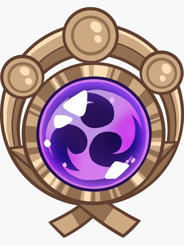 "Electro Vision - Inazuma" Sticker for Sale by galaxiiacharlie | Redbubble