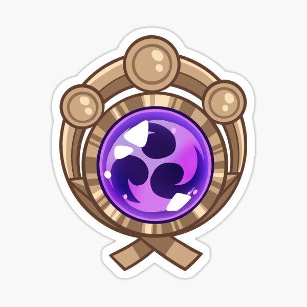 "Electro Vision - Inazuma" Sticker for Sale by galaxiiacharlie | Redbubble