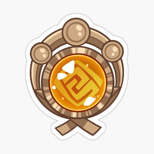 "Geo Vision - Inazuma" Sticker for Sale by galaxiiacharlie | Redbubble