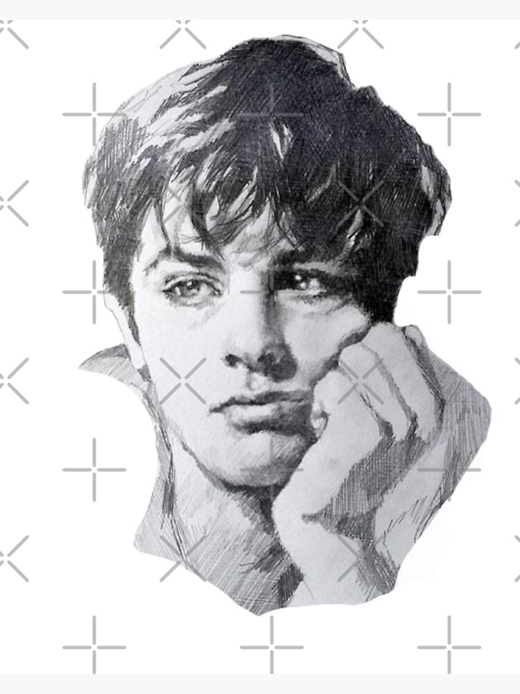 "Boy Face Drawing" Poster for Sale by XVDell | Redbubble