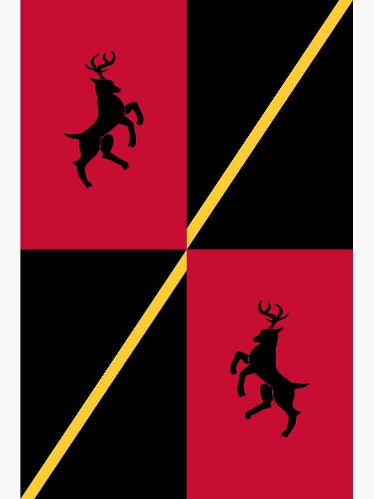 "Stag Banner - Project Cairlann" Sticker for Sale by Ope1ativ3 | Redbubble