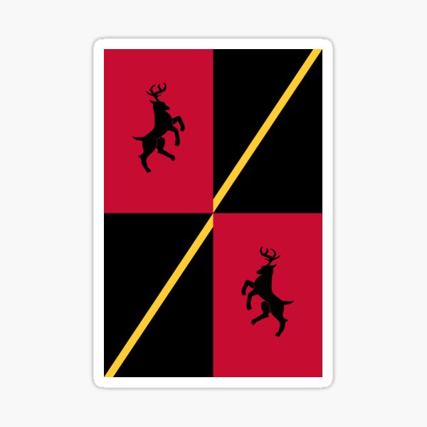 "Stag Banner - Project Cairlann" Sticker for Sale by Ope1ativ3 | Redbubble