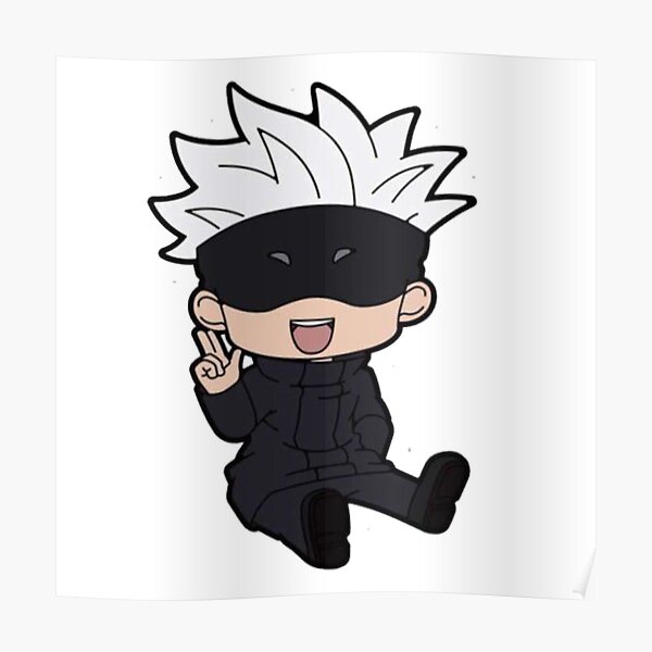 "Funny chibi of gojo satoru cute anime (ahaha~ i'm gonna kill ya ...