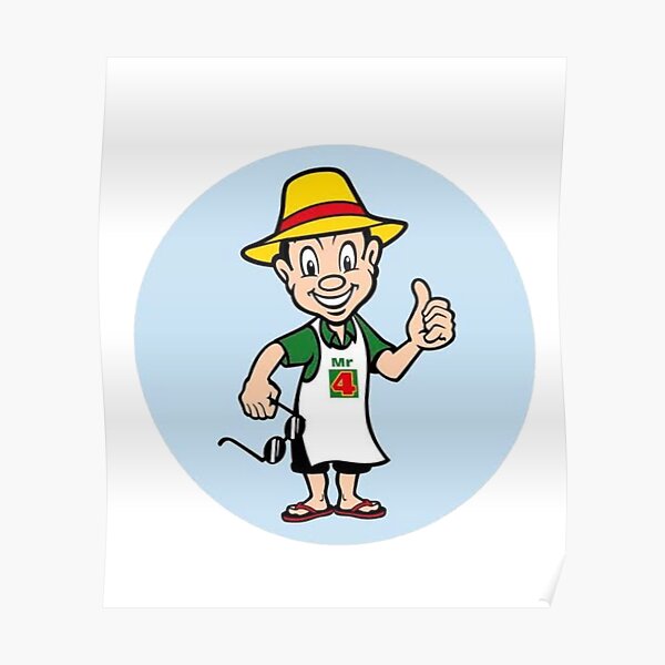 "Mr 4 Square Man" Poster by chouaibv300 | Redbubble