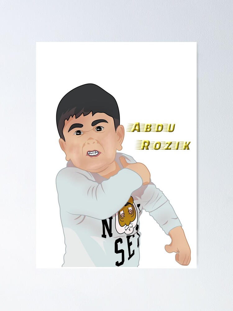 "Abdu rozik" Poster for Sale by fajchu | Redbubble