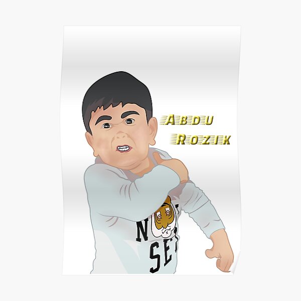"Abdu rozik" Poster for Sale by fajchu | Redbubble