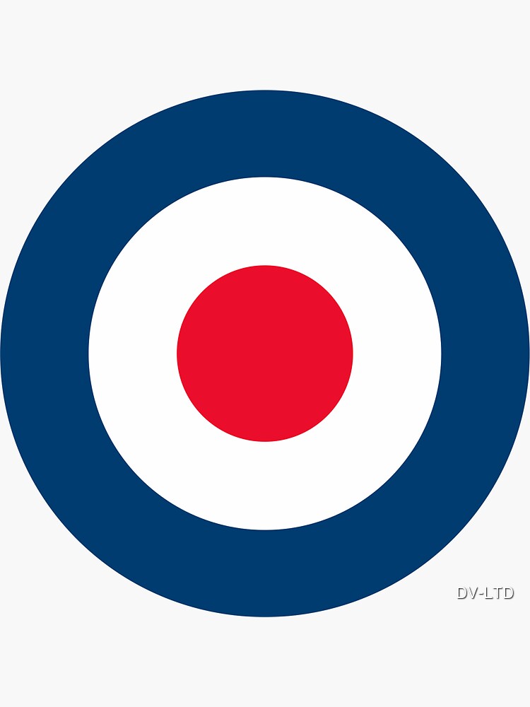 "RAF MOD Roundel Logo" Sticker for Sale by DV-LTD | Redbubble