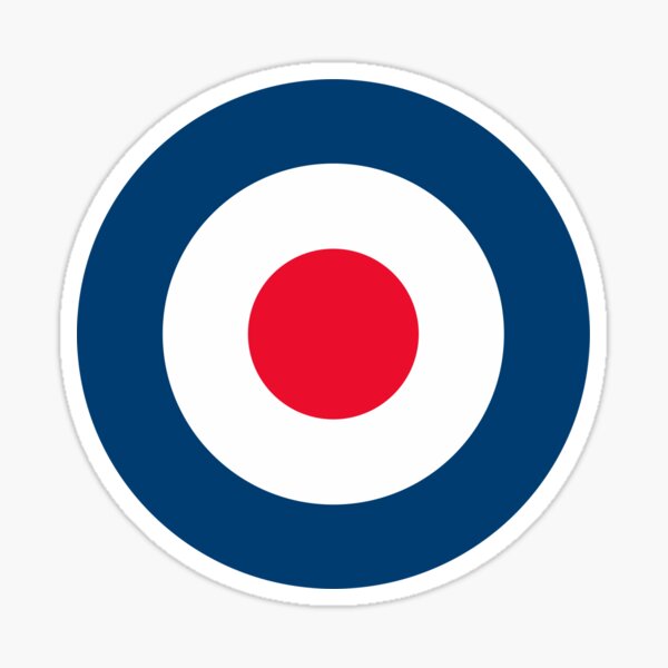 "RAF MOD Roundel Logo" Sticker for Sale by DV-LTD | Redbubble