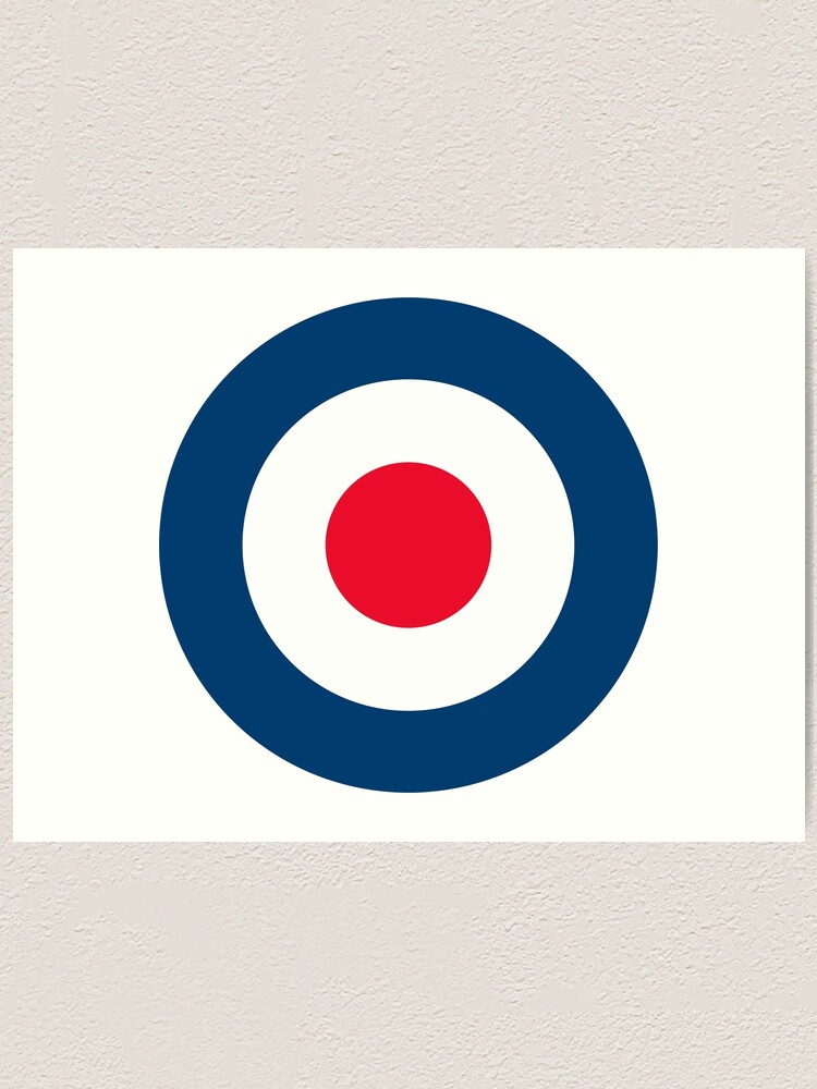 "RAF MOD Roundel Logo" Art Print by DV-LTD | Redbubble
